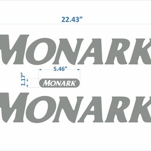Monark Boats Emblem 22" + FREE FAST Delivery DHL Express - Raised ...