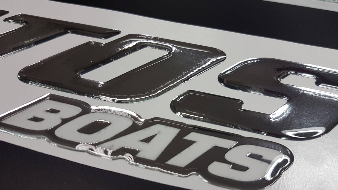 Stratos Boat Emblem 22 Chrome FREE FAST Delivery DHL - Etsy