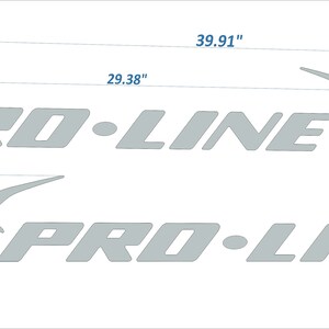 Pro Line Boat Emblems 30" Dark Blue (518) + FREE FAST Delivery DHL ...