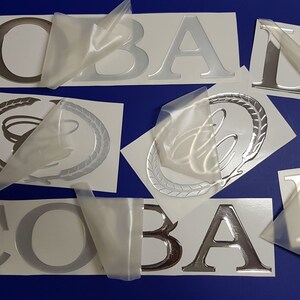 Cobalt Boat Emblems 30" Chrome + FREE FAST Delivery DHL Express ...