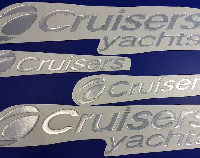 Kenner Boat Emblems 22 Chrome FREE FAST Delivery DHL Express Raised ...