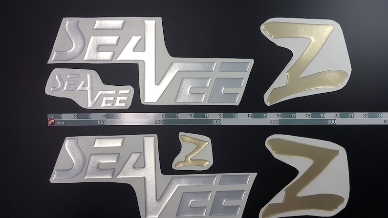 Sea Vee Boat Emblems 17 Chrome FREE FAST Delivery DHL | Etsy