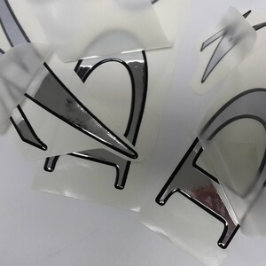 Donzi Boats Emblems 25" Black Chrome + FREE FAST Delivery DHL Express ...