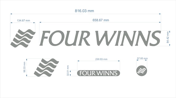 Four Winns Boat Emblems 660mm Chrome FREE FAST Delivery DHL - Etsy