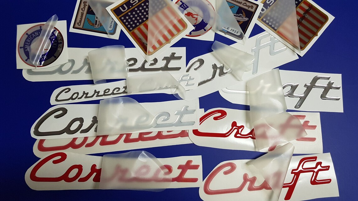 Correct Craft Boat Emblems 2626 FREE FAST - Etsy