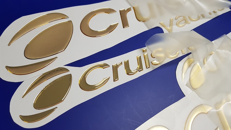 Cruisers Yachts Boat Emblems 22 Gold FREE FAST | Etsy
