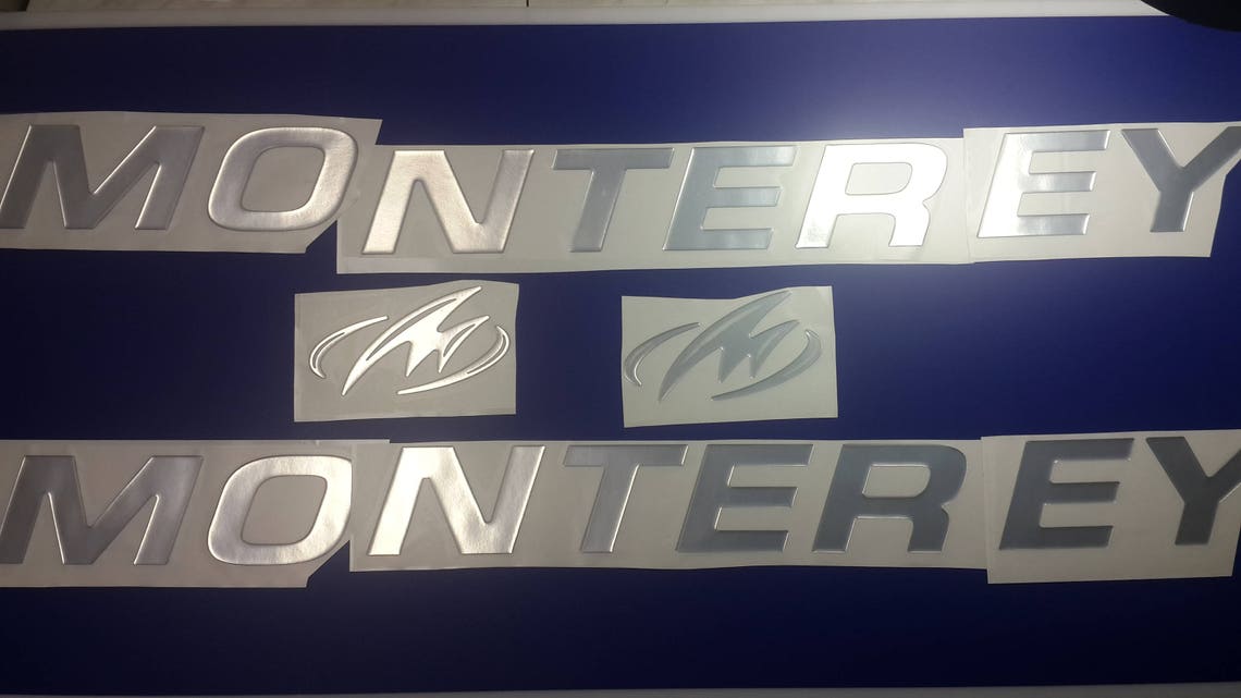 Monterey Boat Emblems 46 FREE FAST Delivery DHL | Etsy