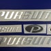 Pursuit Boat Emblems 13 Chrome FREE FAST Delivery DHL Express Stickers ...