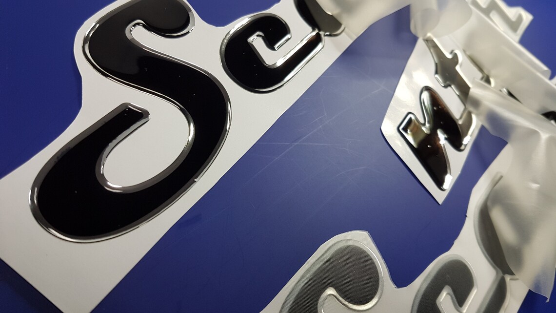 Sea Hunter Boat Emblems 32 Chrome Black FREE FAST - Etsy