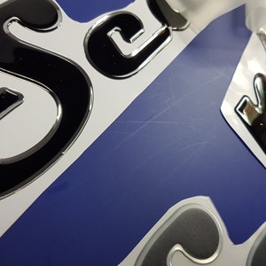 Sea Hunter Boat Emblems 32" Chrome Black + FREE FAST Delivery DHL ...