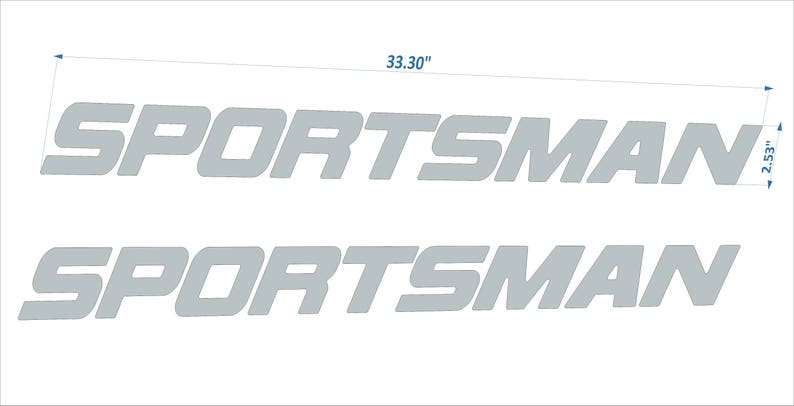 Sportsman Boat Emblems 33" + FREE FAST Delivery DHL Express - Stickers ...