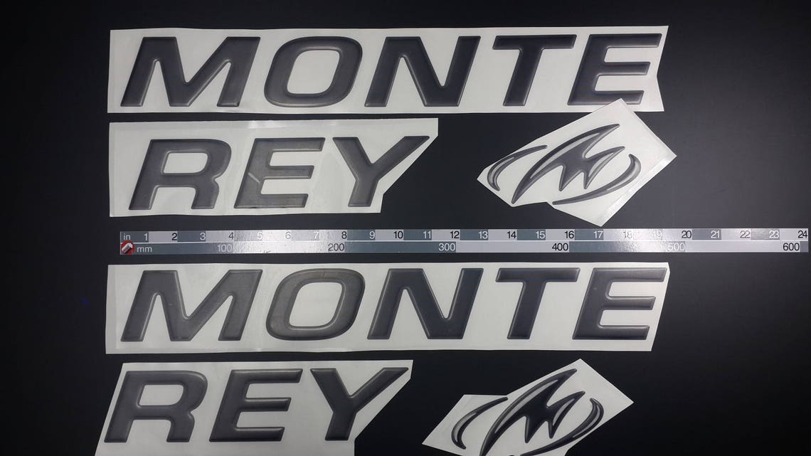 Monterey Boat Emblems 30" Black + FREE FAST Delivery DHL Express ...