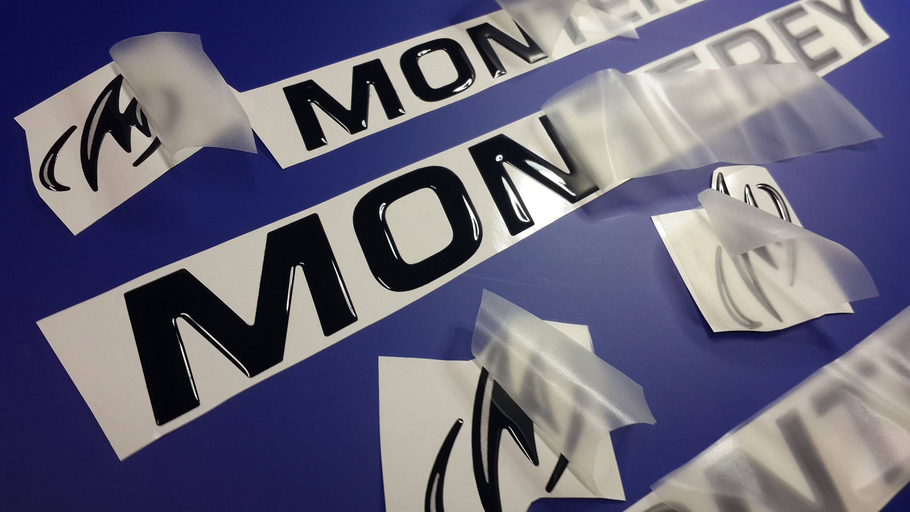 Monterey Boat Emblems 20" Black + FREE FAST Delivery DHL Express ...