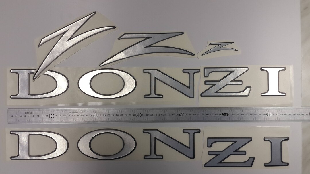 Donzi Boats Emblems 25" Black Chrome + FREE FAST Delivery DHL Express ...