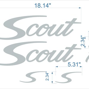 Scout Boat Emblems 18" + FREE FAST Delivery DHL Express - Stickers Set ...
