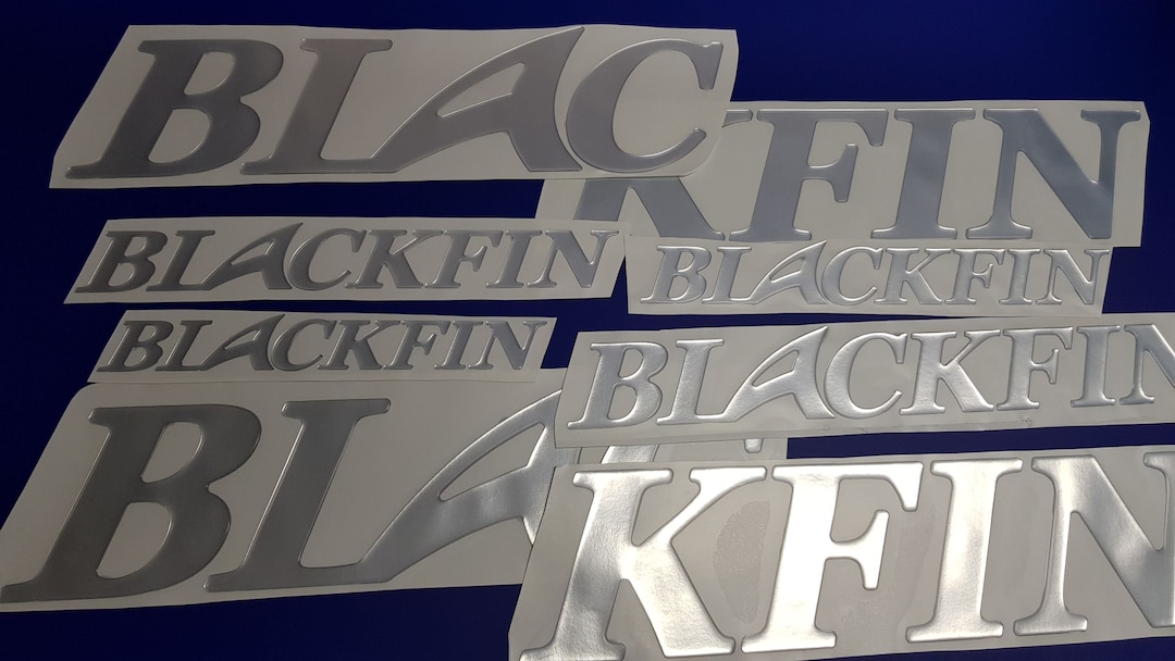 Blackfin Boat Emblems 42" Chrome + FREE FAST Delivery DHL Express ...