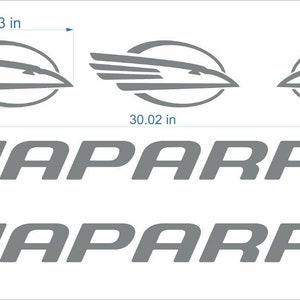 Chaparral Boat Emblems 30" Chrome + FREE FAST Delivery DHL Express ...