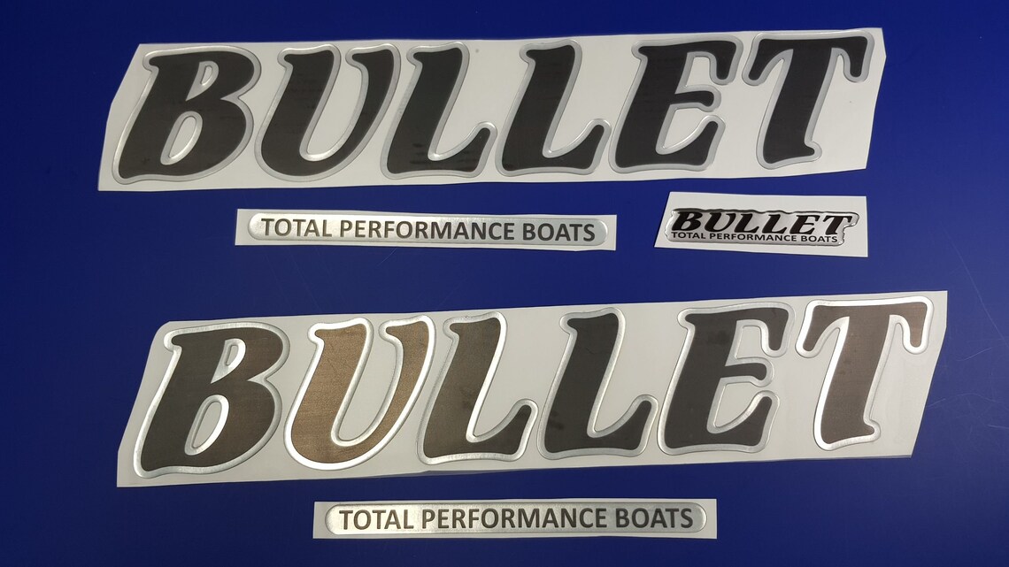 Bullet Boats Emblem 22 FREE FAST Delivery DHL Express - Etsy