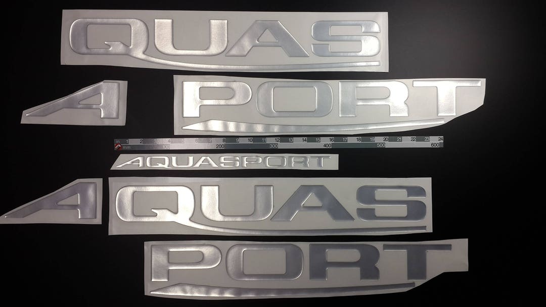 Aquasport Boat Emblems 52" Chrome + FREE FAST Delivery DHL Express ...