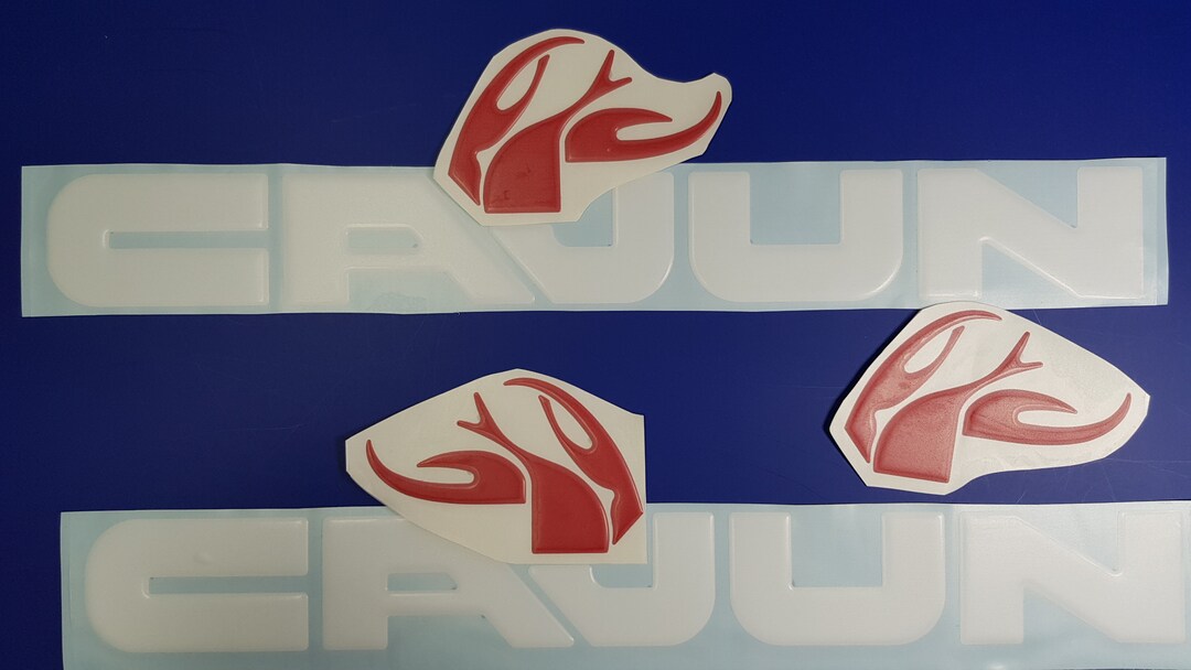 Cajun Boat Emblems 22" White + FREE FAST Delivery DHL Express ...