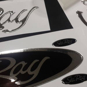 Sea Ray Boat Emblems 10" + FREE FAST Delivery DHL Express - Stickers ...