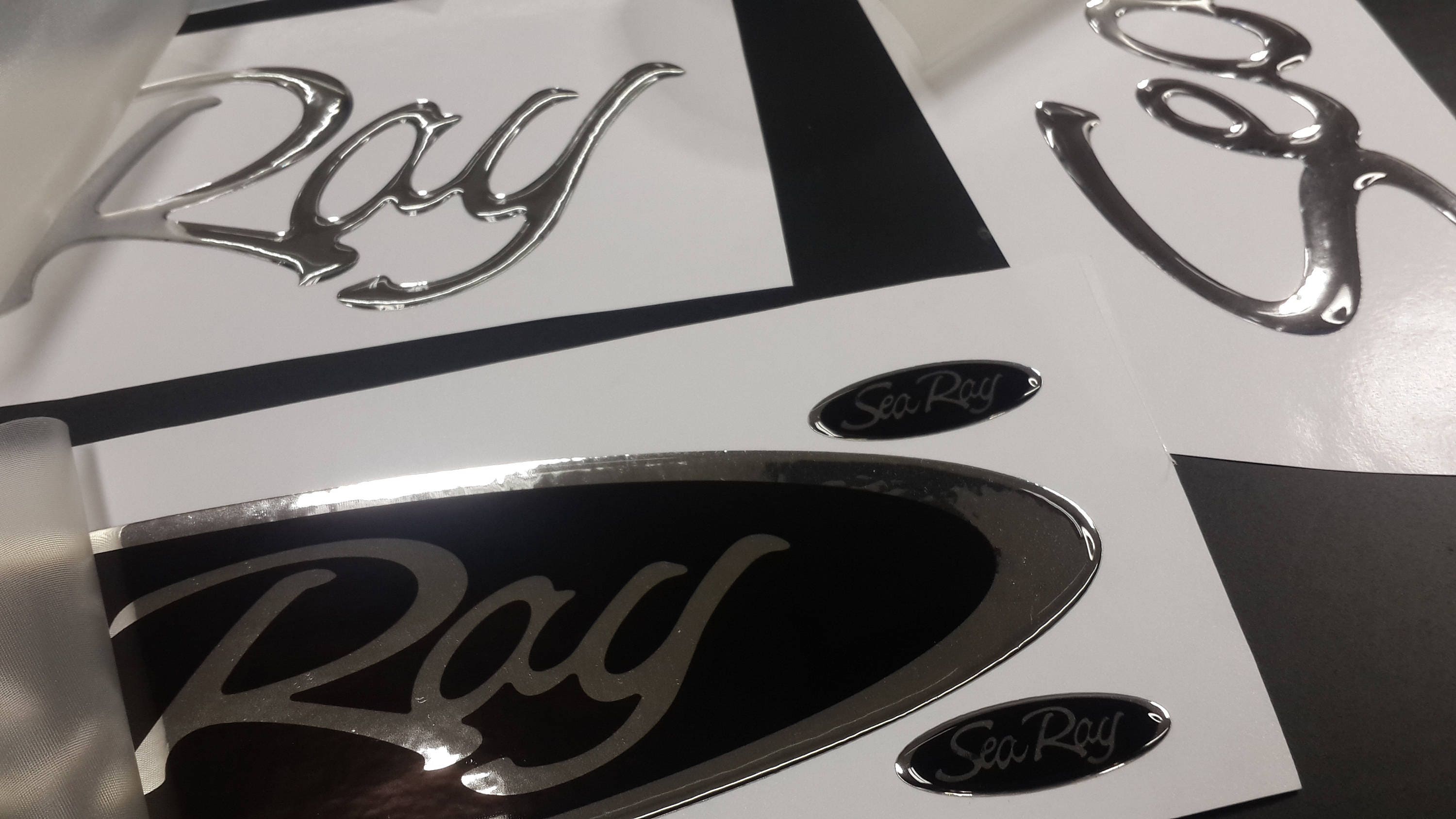 Sea Ray Boat Emblems 10" + FREE FAST Delivery DHL Express - Stickers ...