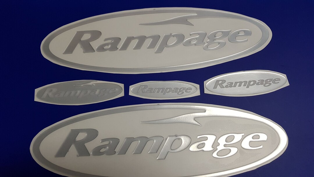 Rampage Boats Emblem 22" Chrome + FREE FAST Delivery DHL Express ...