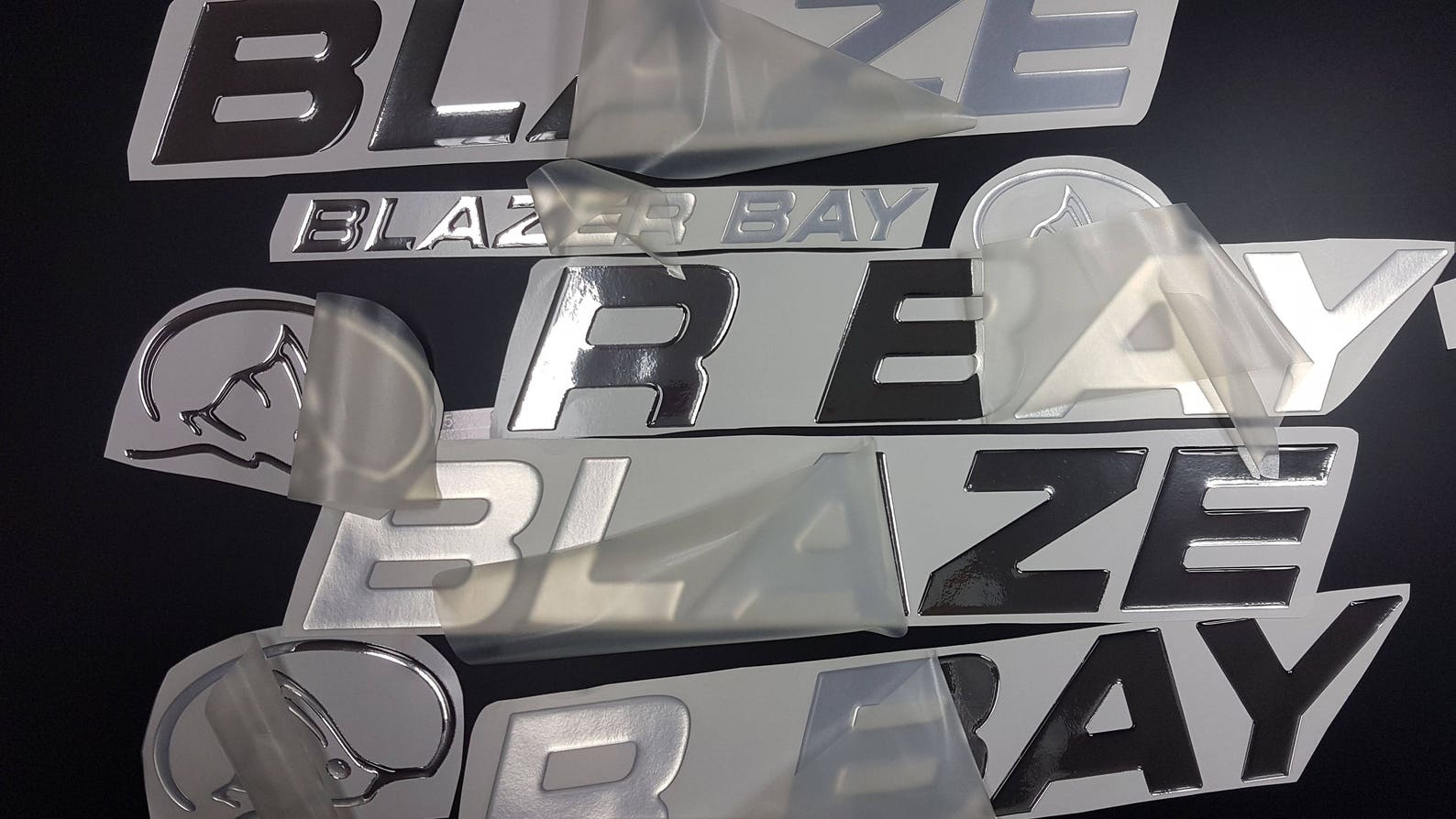 Blazer Bay Boat Emblems 43" + FREE FAST Delivery DHL Express - Stickers ...