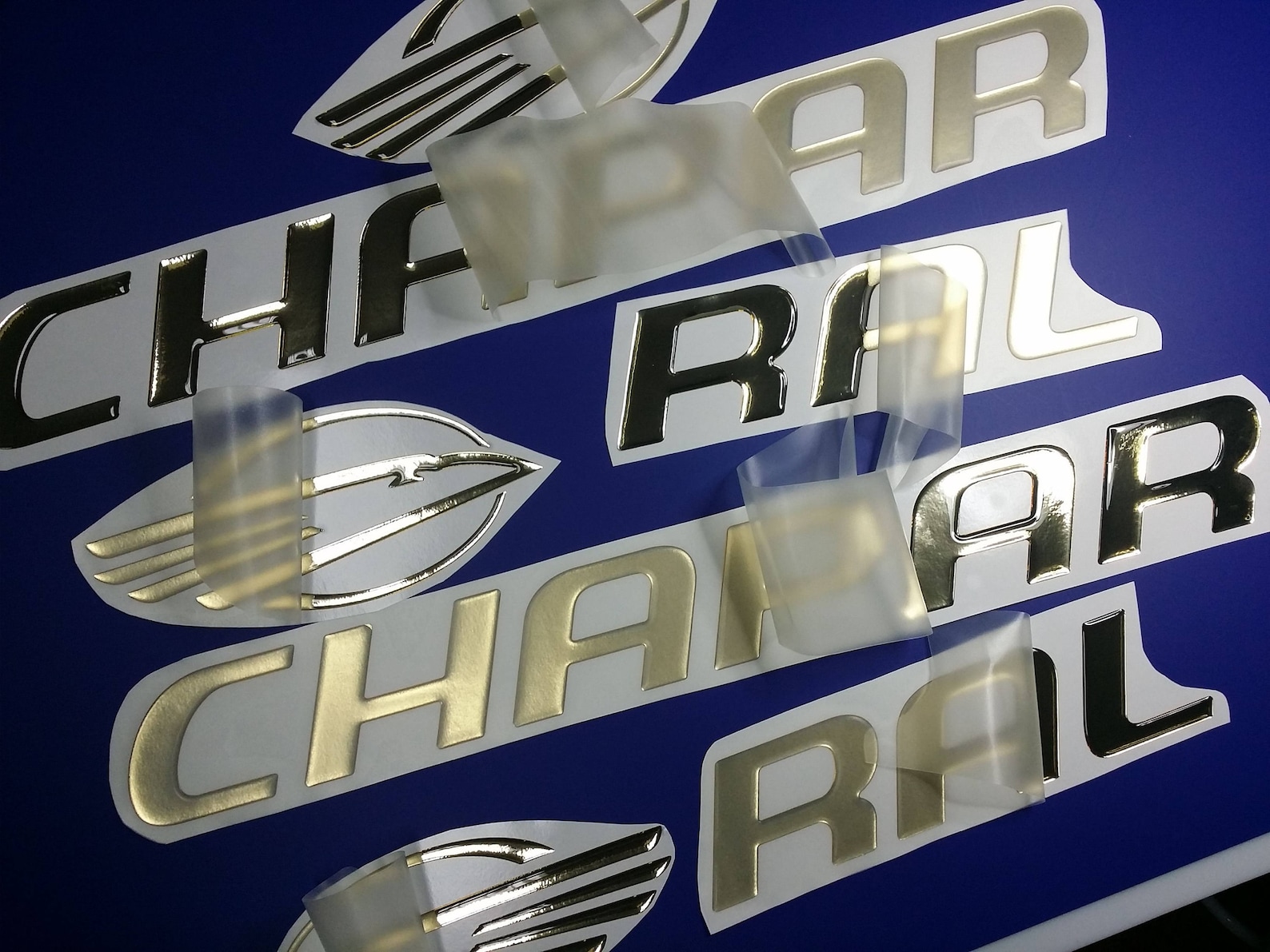 Chaparral Boat Emblems 32" Gold + FREE FAST Delivery DHL Express ...