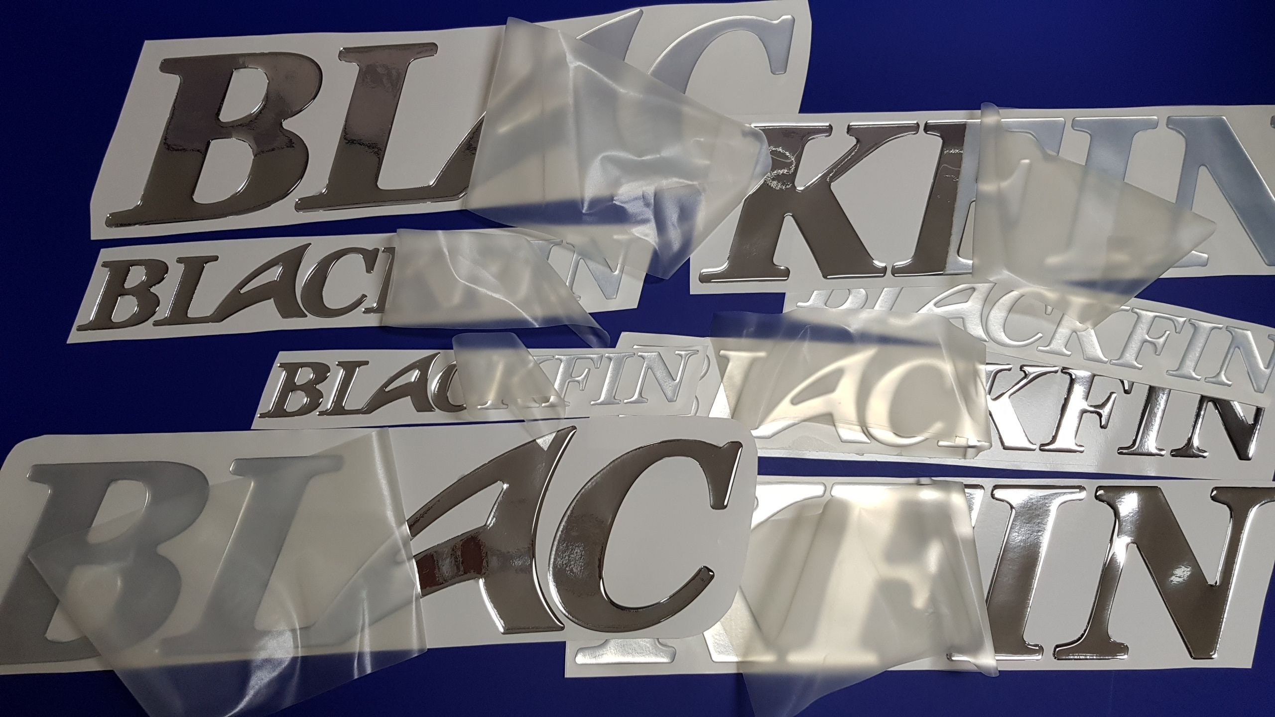 Blackfin boat Emblems 42 chrome FREE FAST delivery DHL | Etsy