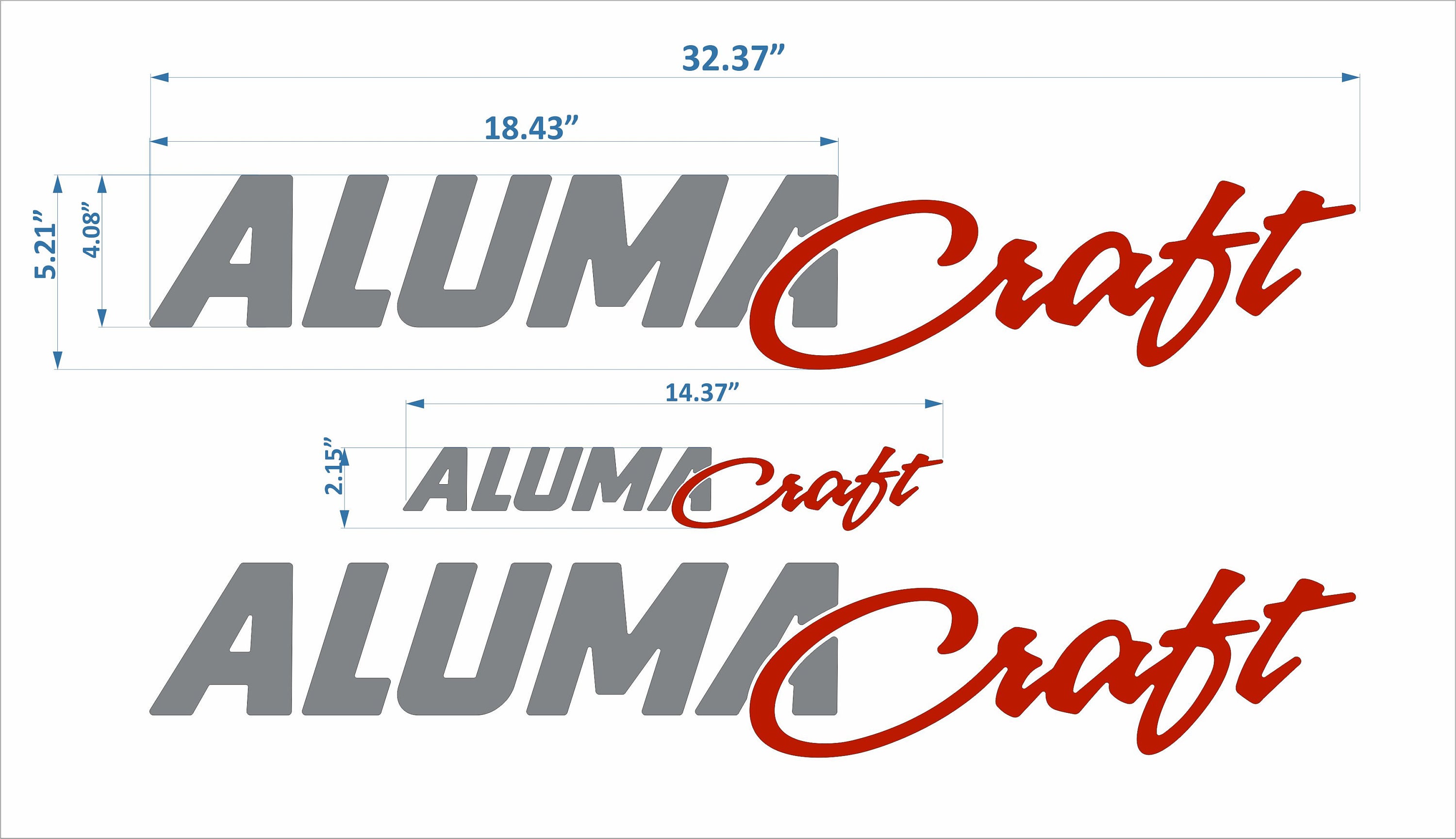 Alumacraft Boat Emblems 32 FREE FAST Delivery DHL | Etsy