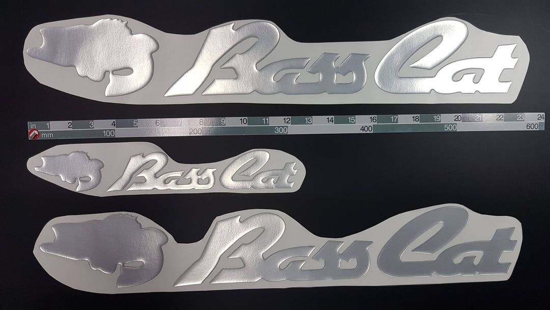 Bass Cat Boat Emblems 22.5" + FREE FAST Delivery DHL Express - Etsy