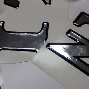 Donzi Boats Emblems 25" Black Chrome + FREE FAST Delivery DHL Express ...