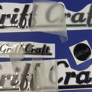 Griff Craft Boat Emblem 13" Chrome Black + FREE FAST Delivery DHL ...