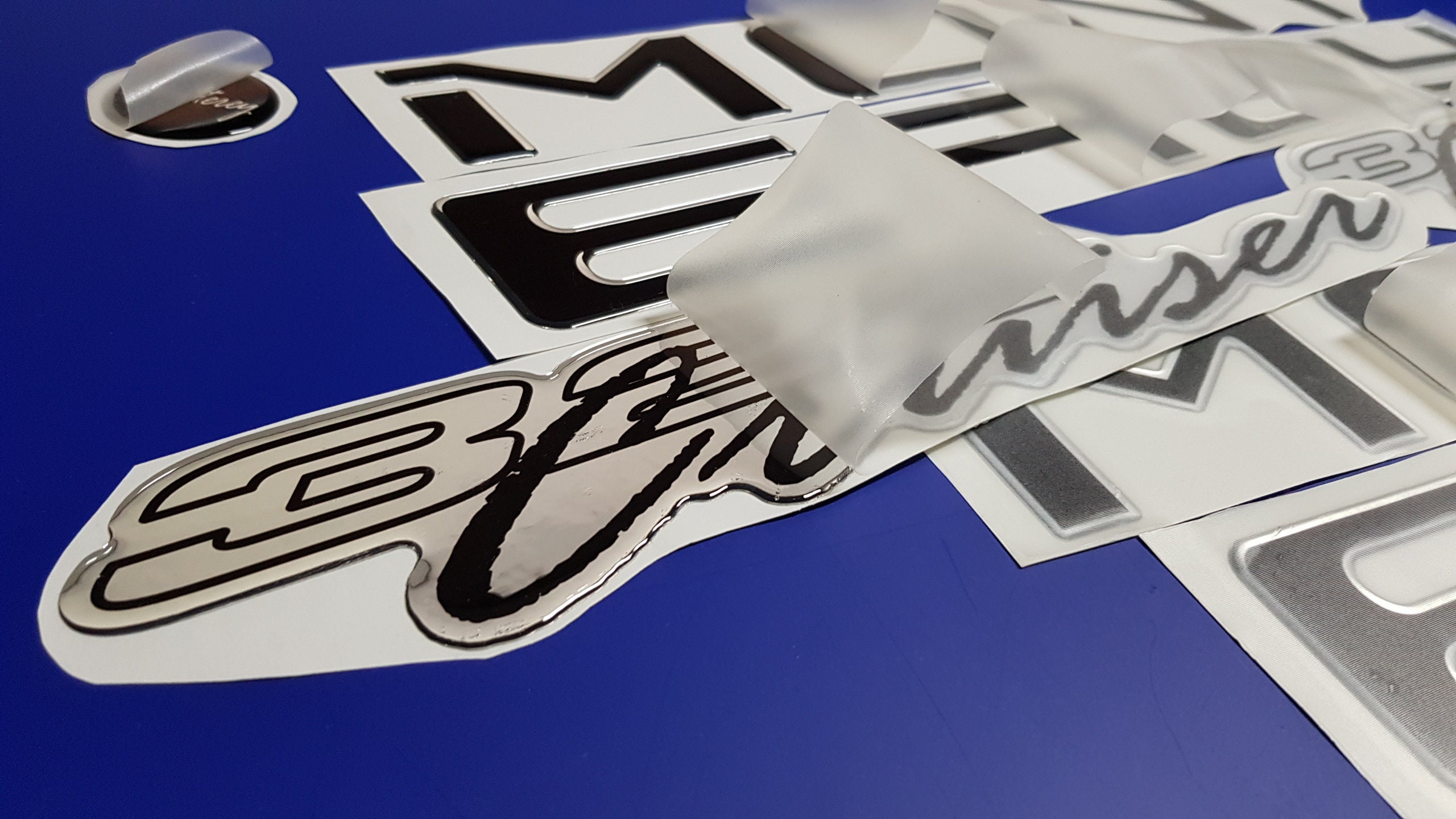 Monterey Boat Emblems 41 Chrome Black 322 FREE FAST - Etsy