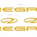 Regal Boat Emblems 47" Gold + FREE FAST Delivery DHL Express- Stickers ...
