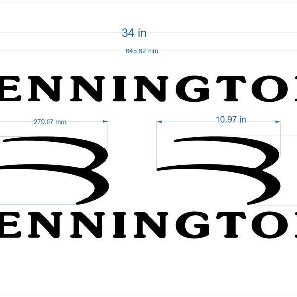 Bennington Boat Decal - Etsy