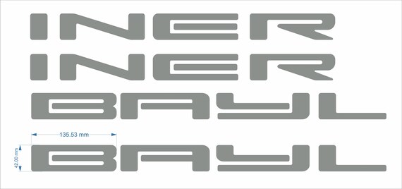 Bayliner Boats Emblems 1574mm chrome FREE FAST delivery DHL | Etsy