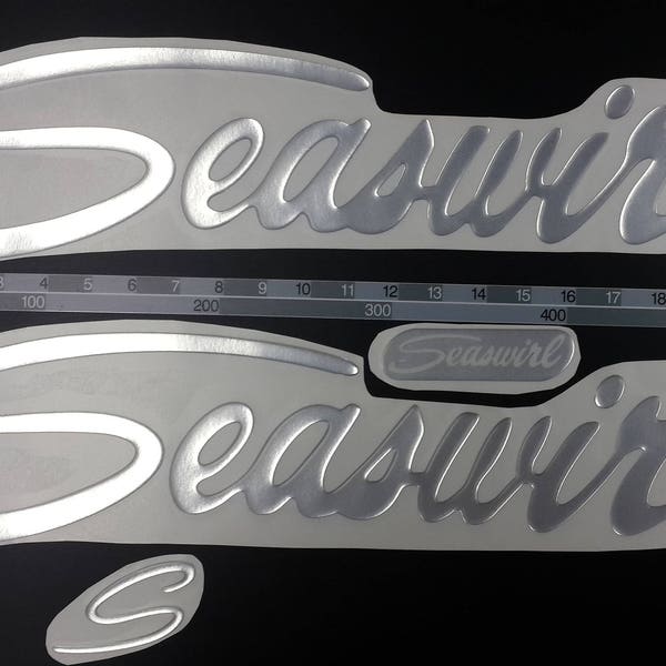 Seaswirl Boat Decal Chrome - Etsy