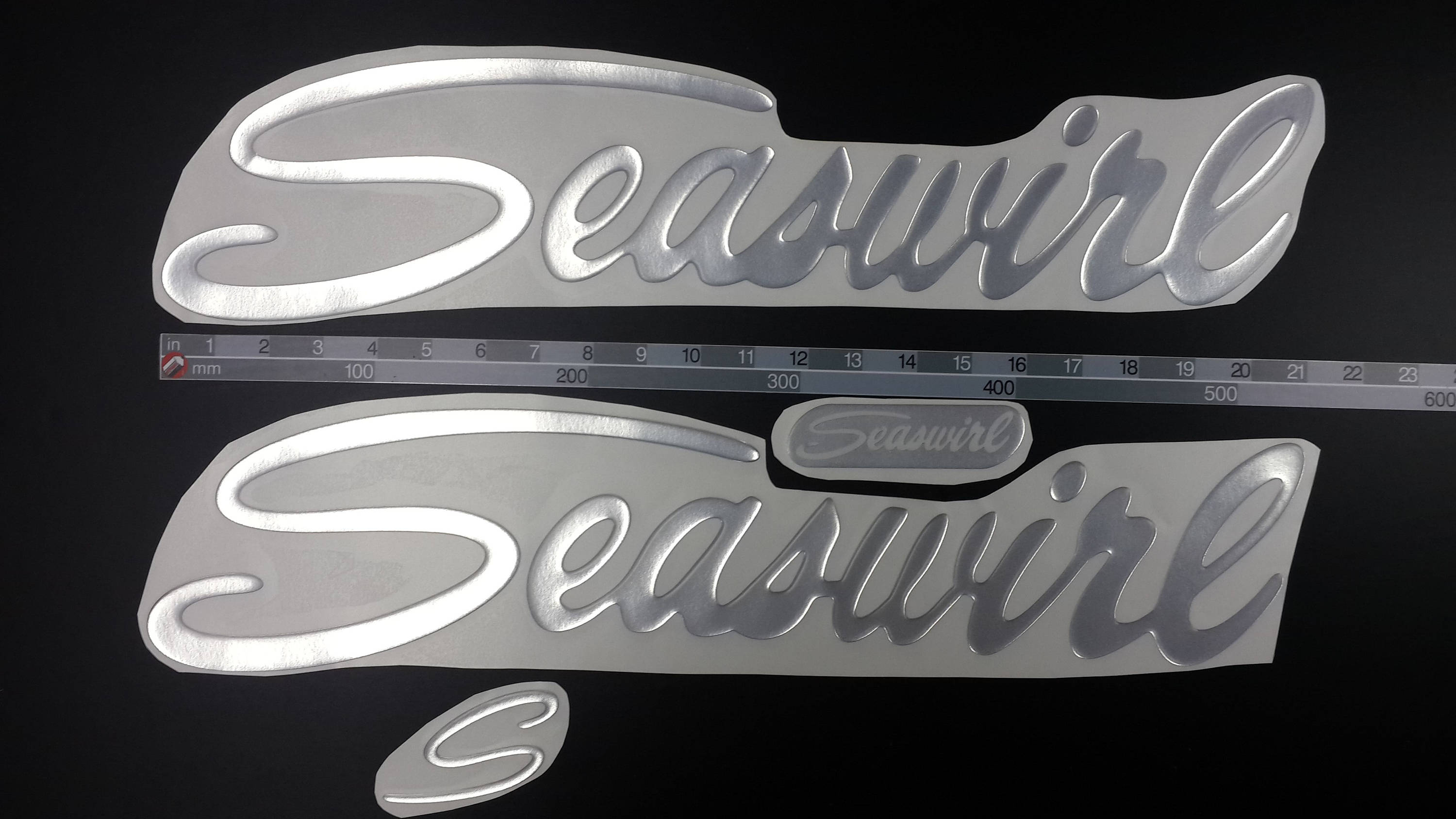 Seaswirl Boats Emblems 21 Chrome FREE FAST Delivery - Etsy