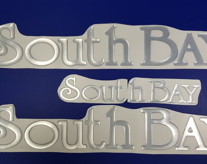 South Bay Boats Emblem 22 FREE FAST Delivery DHL Express Stickers Set ...