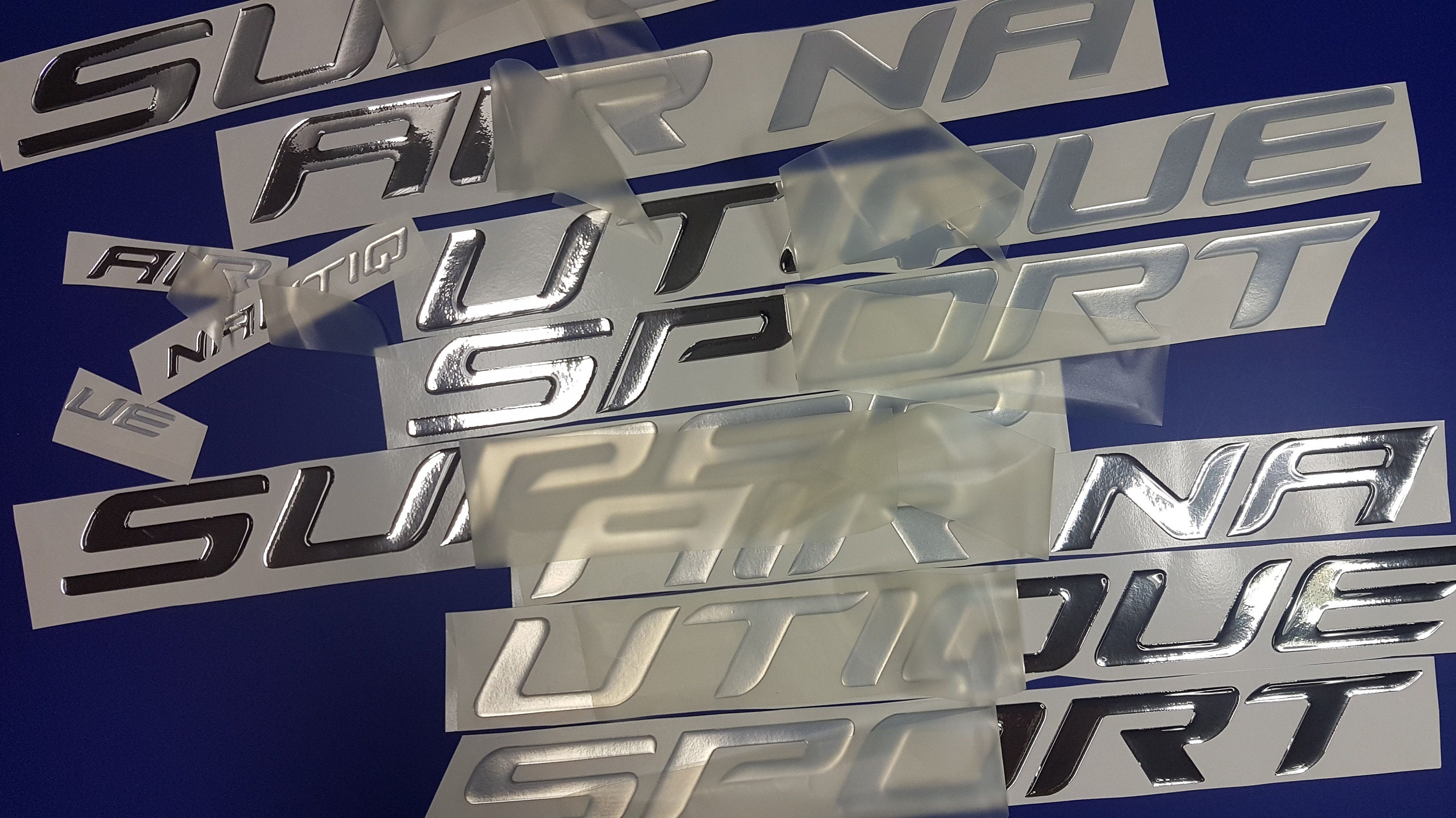 Super Air Nautique Sport Boat Emblems 73" Chrome + FREE FAST Delivery ...
