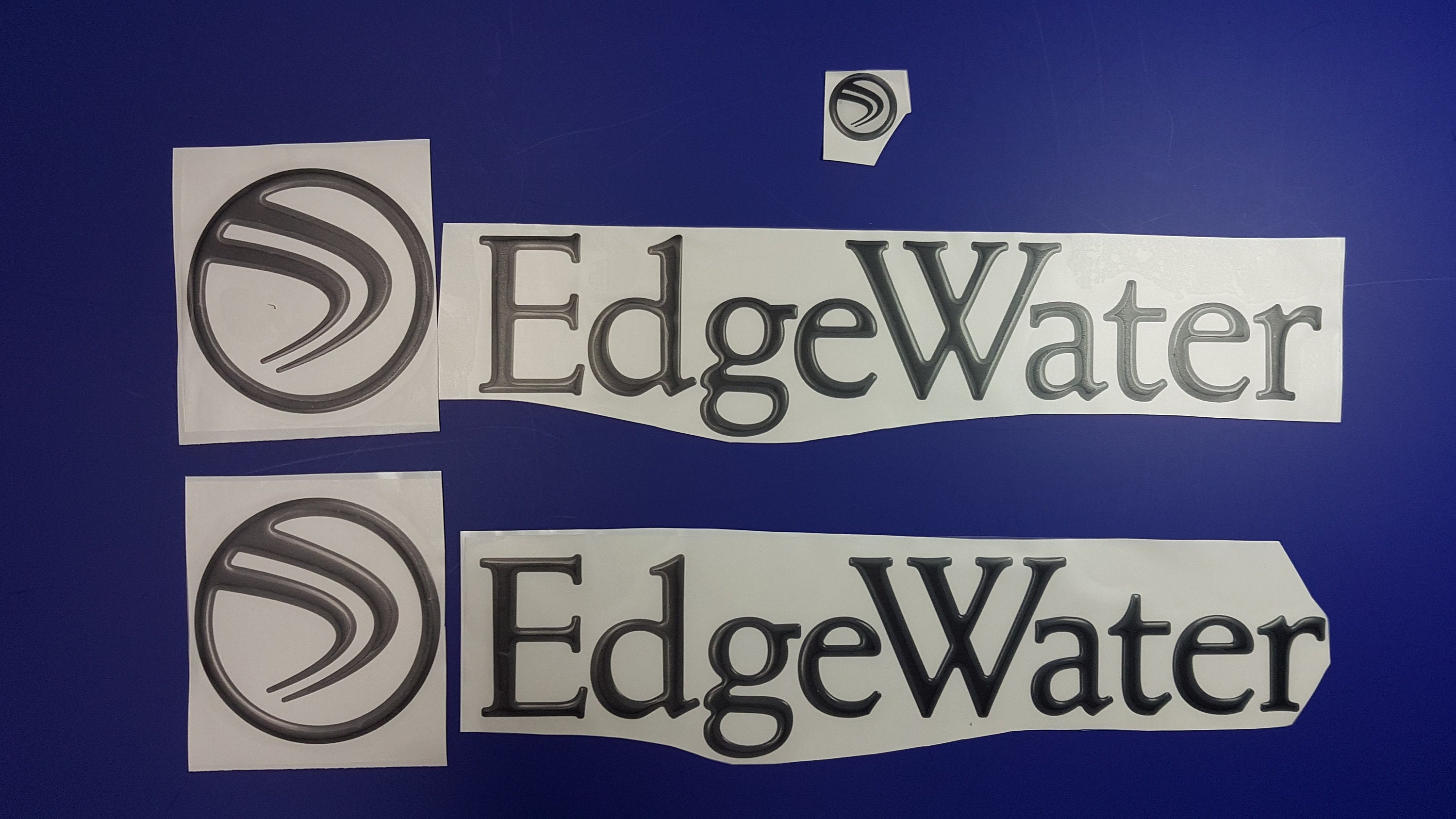 Edgewater Boats Emblems 25" Black + FREE FAST Delivery DHL Express ...