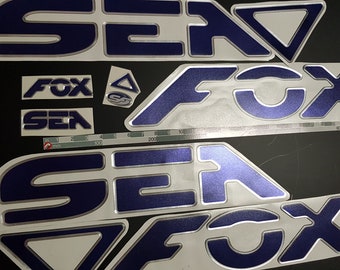 Sea Fox Boat Emblem 30 Chrome FREE FAST Delivery DHL Express Raised ...