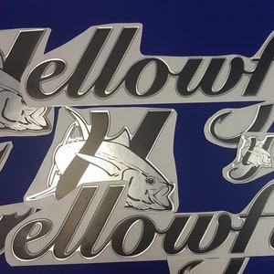 Yellowfin Boat Emblem 32 FREE FAST Delivery DHL - Etsy