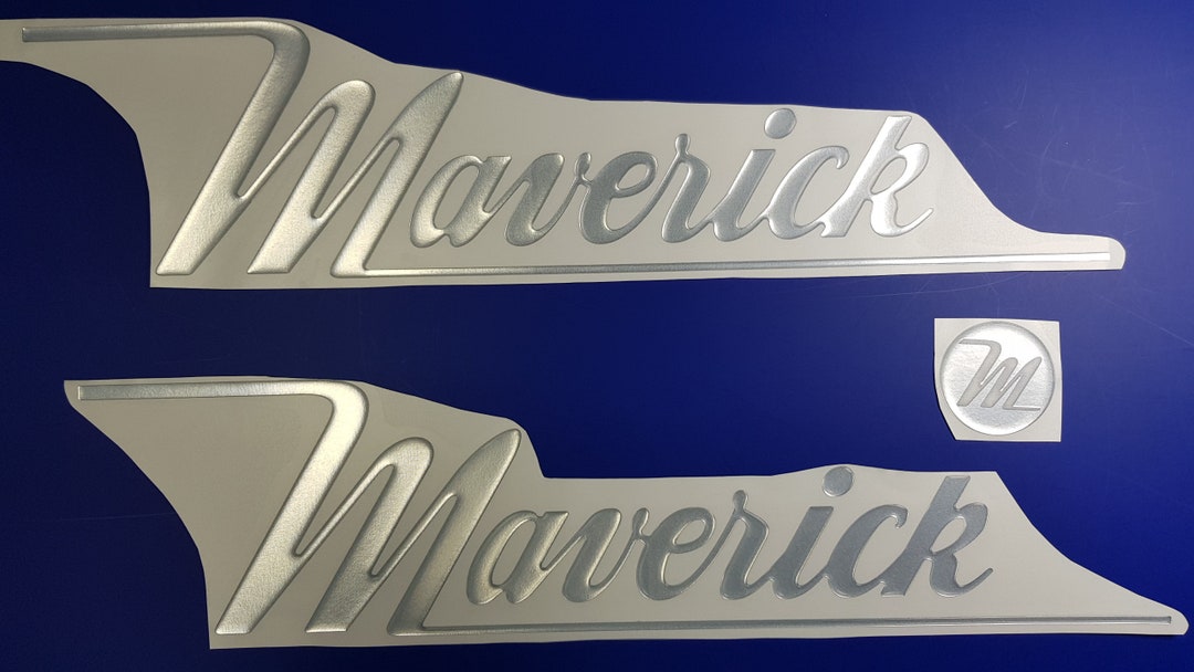 Maverick Boats Emblem 22" Chrome + FREE FAST Delivery DHL Express ...
