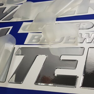 Bluewater Boats Emblem 33" Chrome + FREE FAST Delivery DHL Express ...