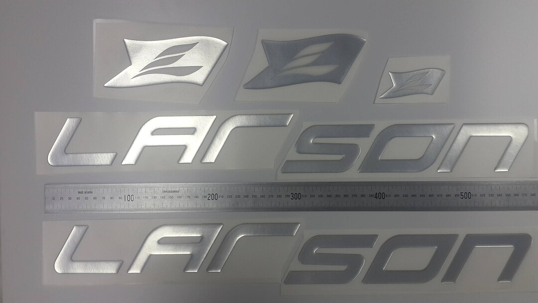 Larson Boat Emblems 22" Chrome + FREE FAST Delivery DHL Express ...