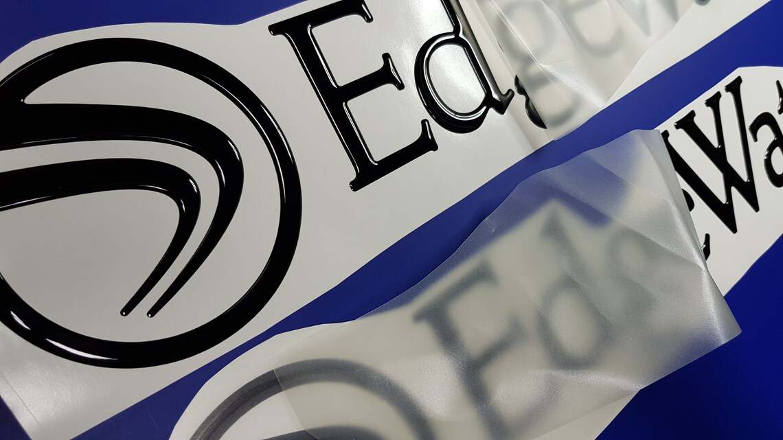 Edgewater Boat Emblems 22 Black FREE FAST Delivery DHL | Etsy