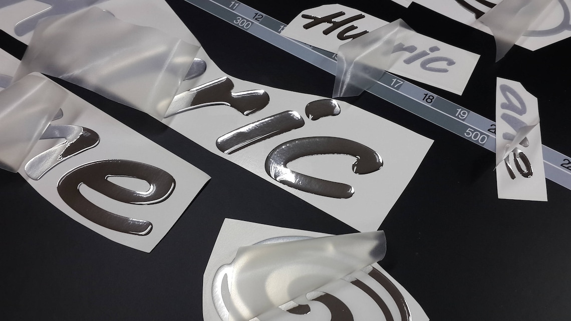 Hurricane Boat Emblems 25" Chrome + FREE FAST Delivery DHL Express ...
